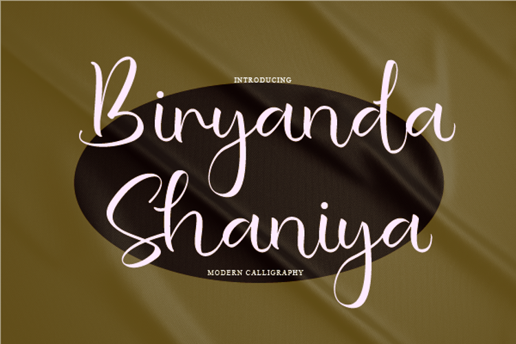 Download Biryanda Shaniya Font for free - More fonts - FontF.com