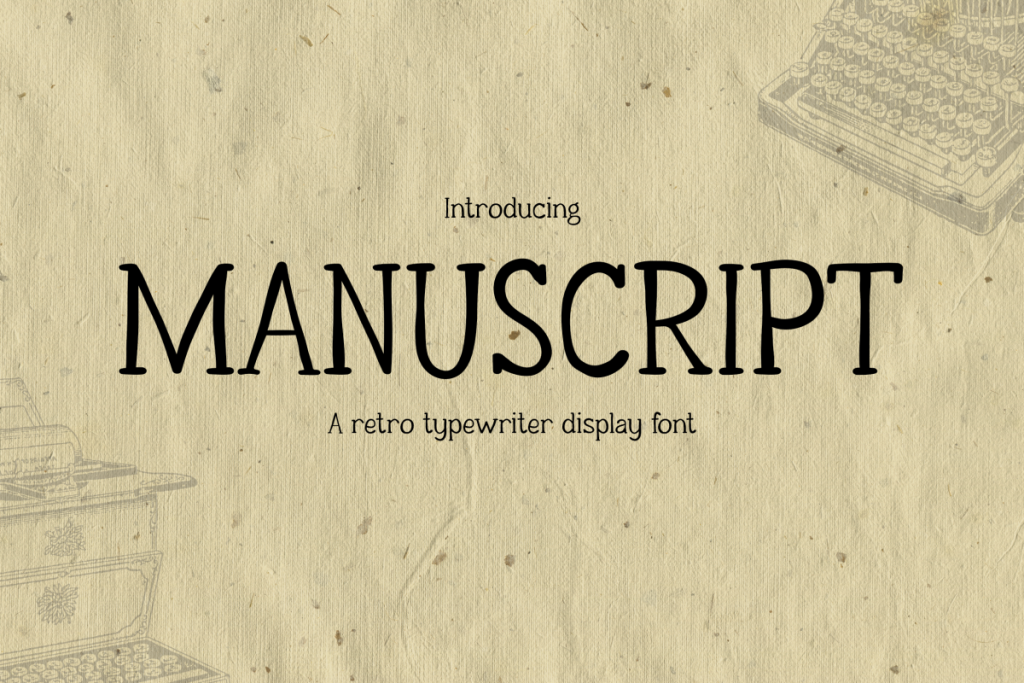 Download MANUSCRIPT Font for free - More fonts - FontF.com